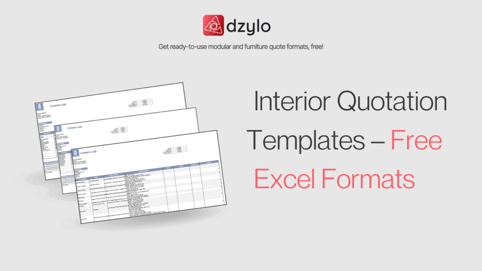 Interior Quotation Templates –4 Free Excel Formats for Modular & Full ...
